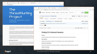 Threat Hunting for Command and Control Activity | PPTX
