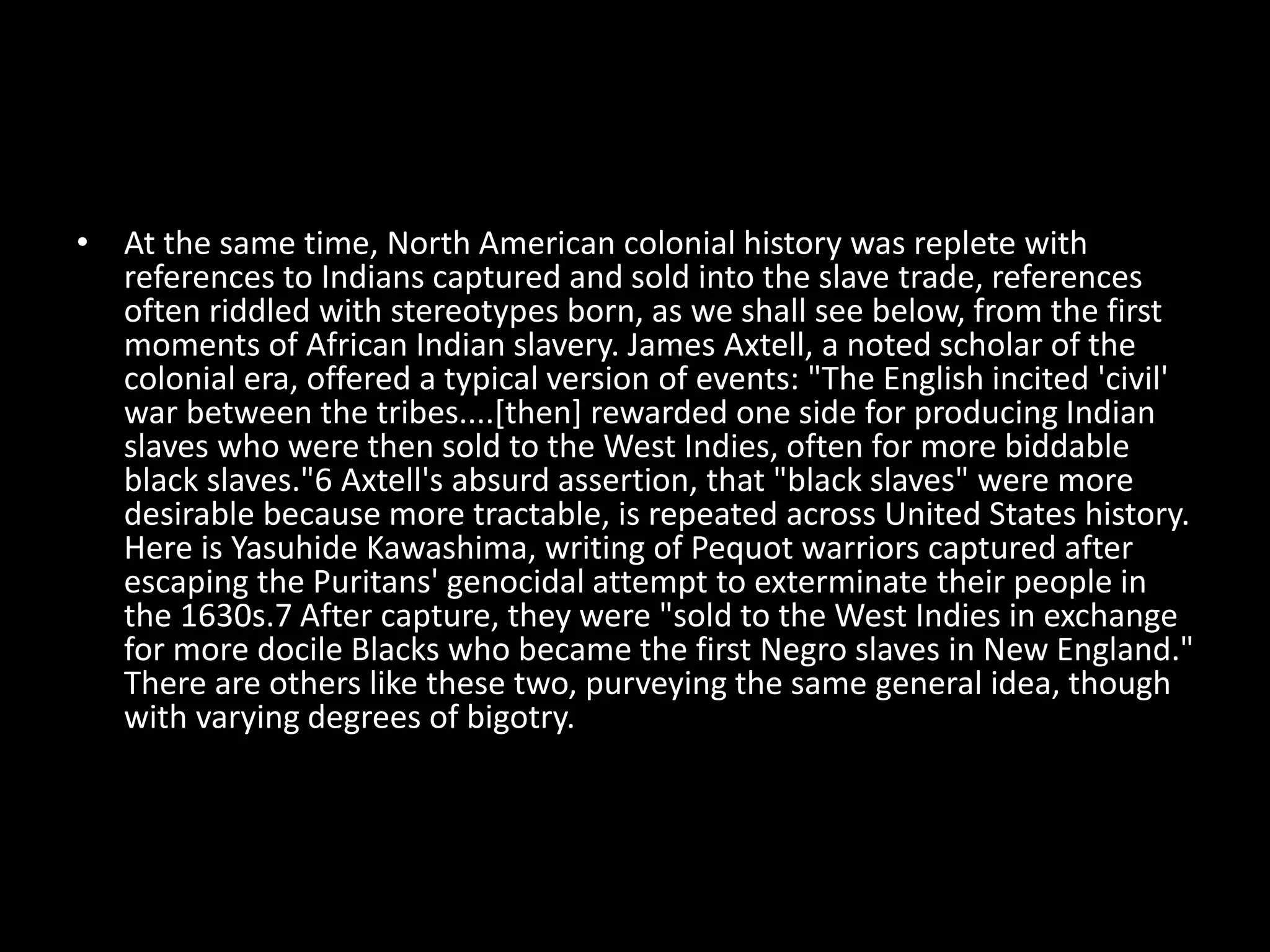 Hunting north american indians in barbados | PPTX