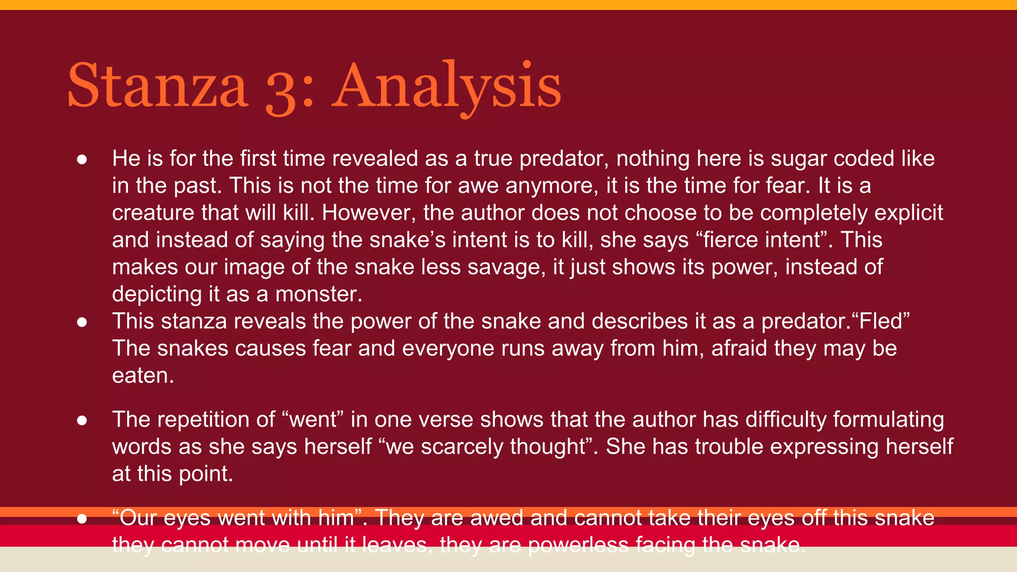 Hunting Snake by Judith Wright | PPTX