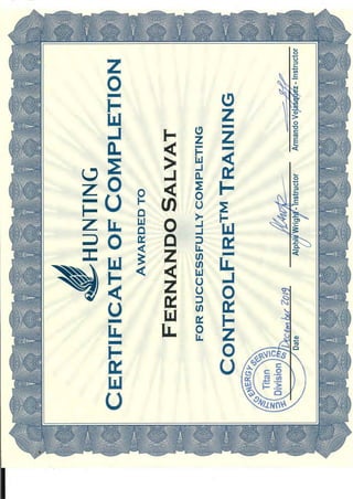 Control Fire Training | PDF