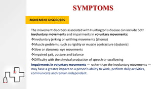 What is HUNTINGTON'S DISEASE? | PPTX