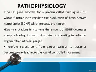 Huntingtons chorea- Genetics | PPTX