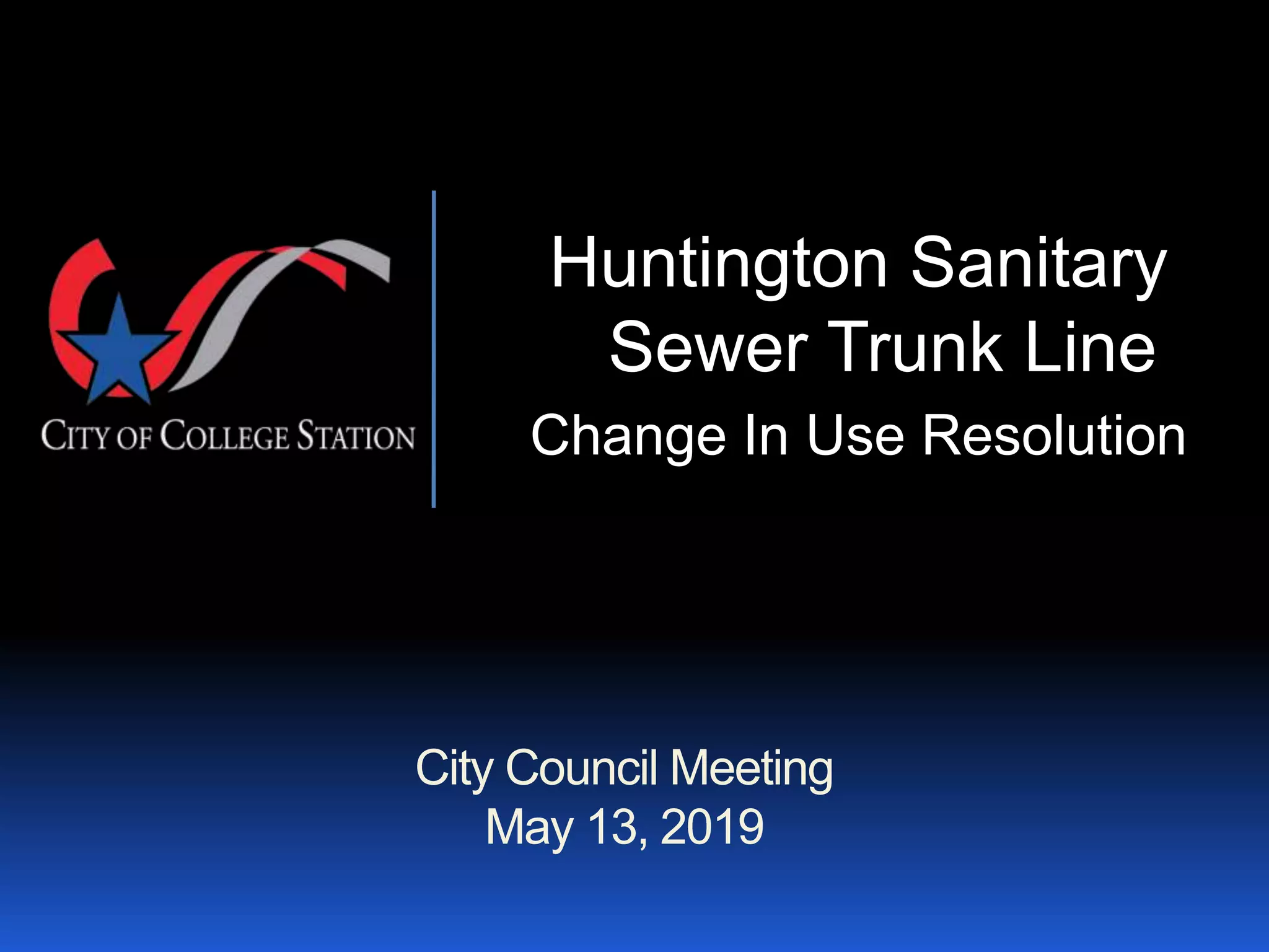 Huntington Sanitary Sewer Trunk Line | PPTX