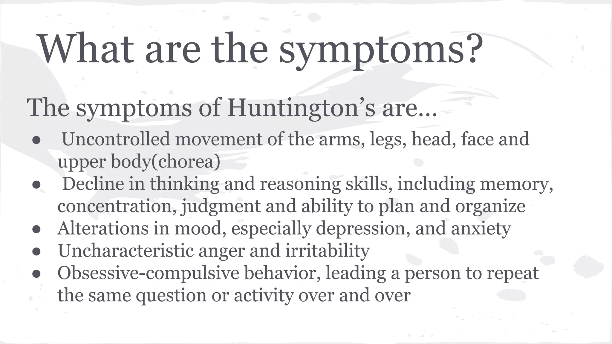 Huntington's chorea | PDF