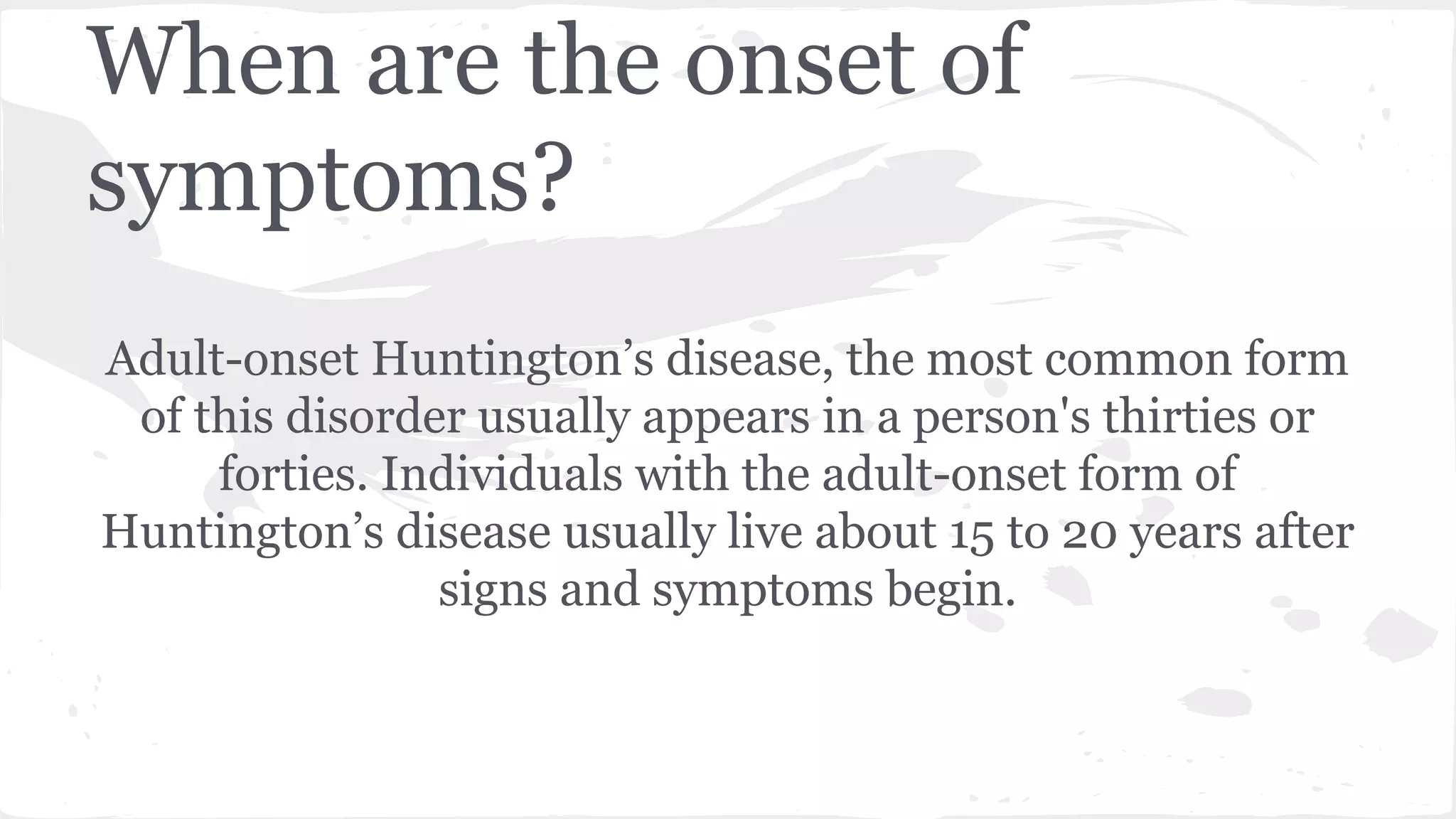 Huntington's chorea | PDF