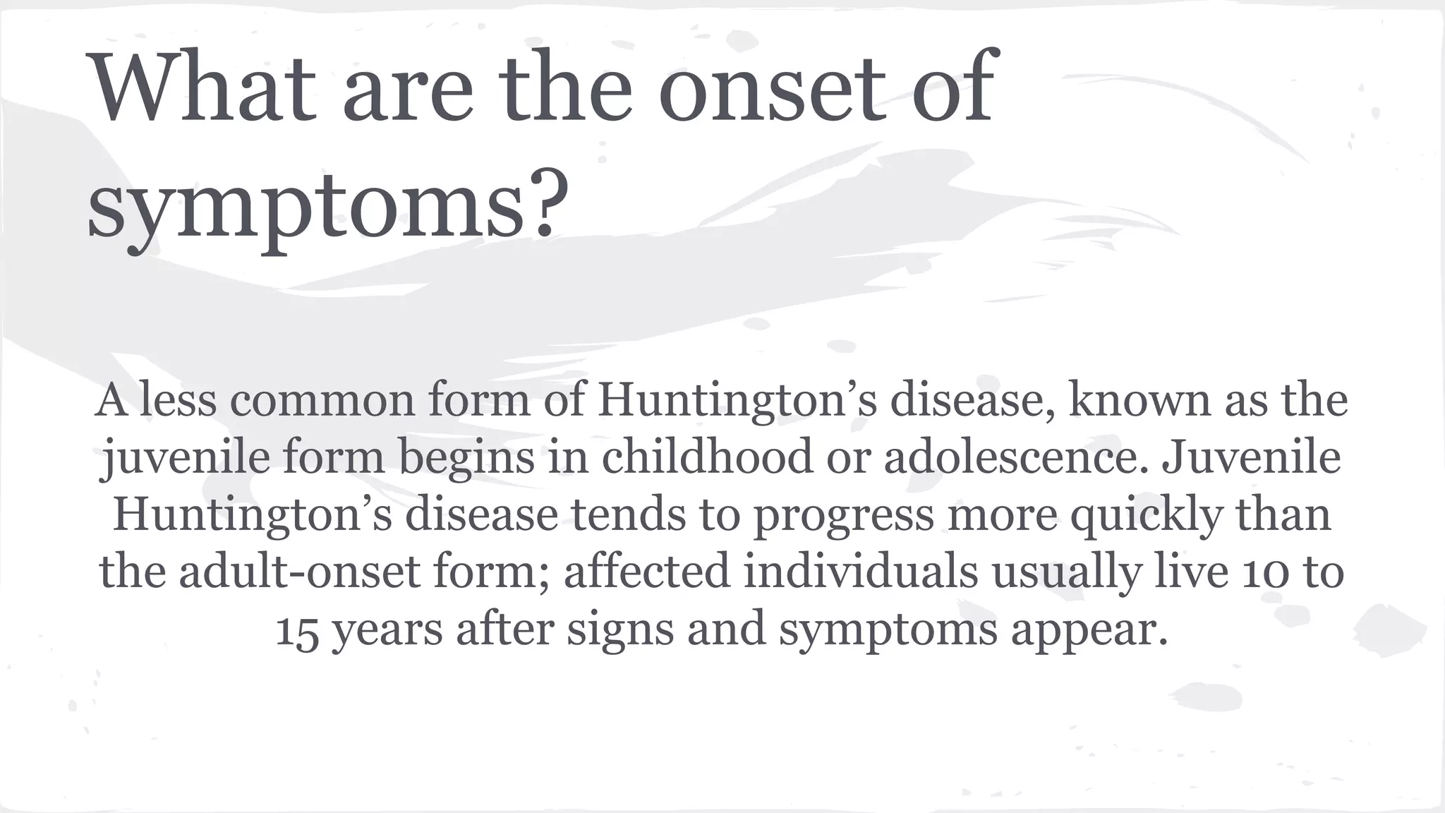 Huntington's chorea | PDF