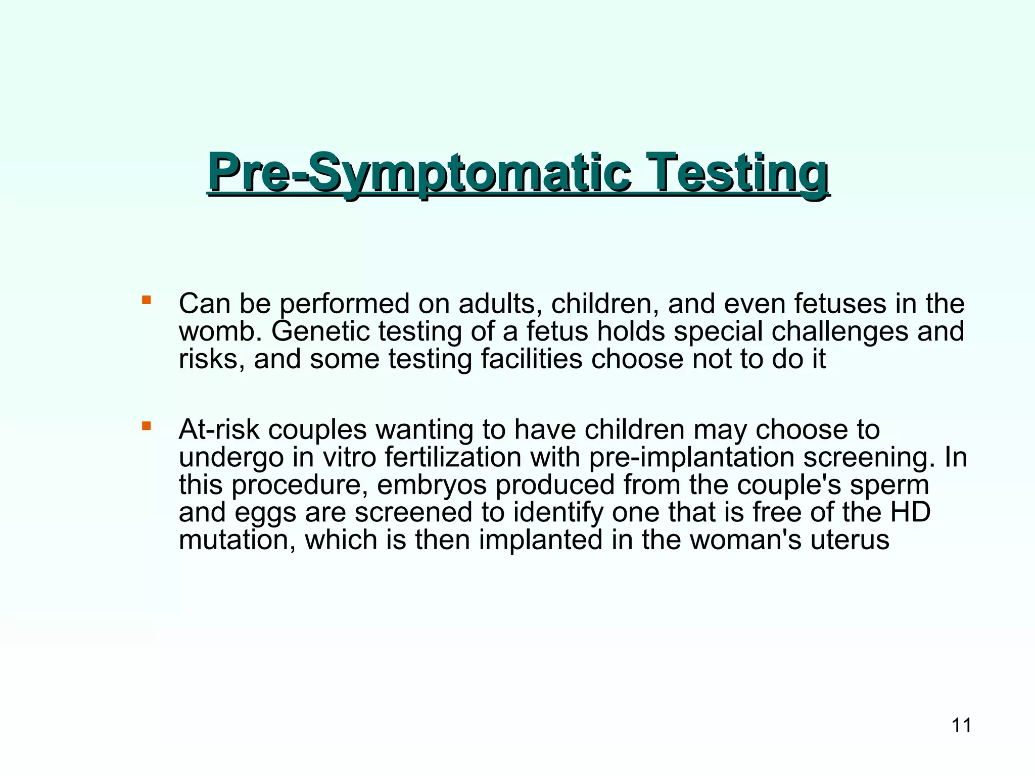 Huntington's chorea syndrome | PPT