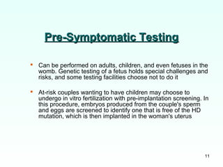 Huntington's chorea syndrome | PPT