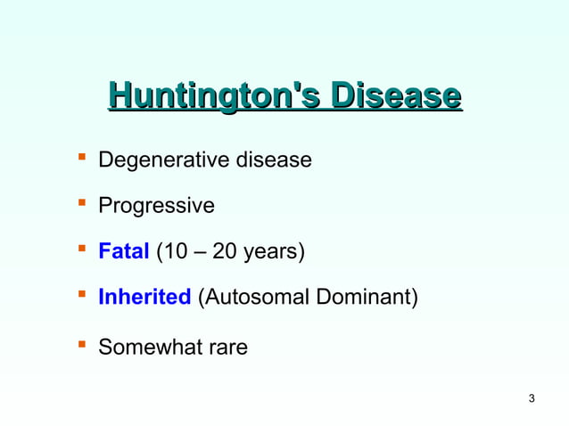 Huntington's chorea syndrome | PPT