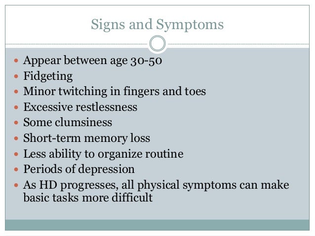 Huntingtons Disease