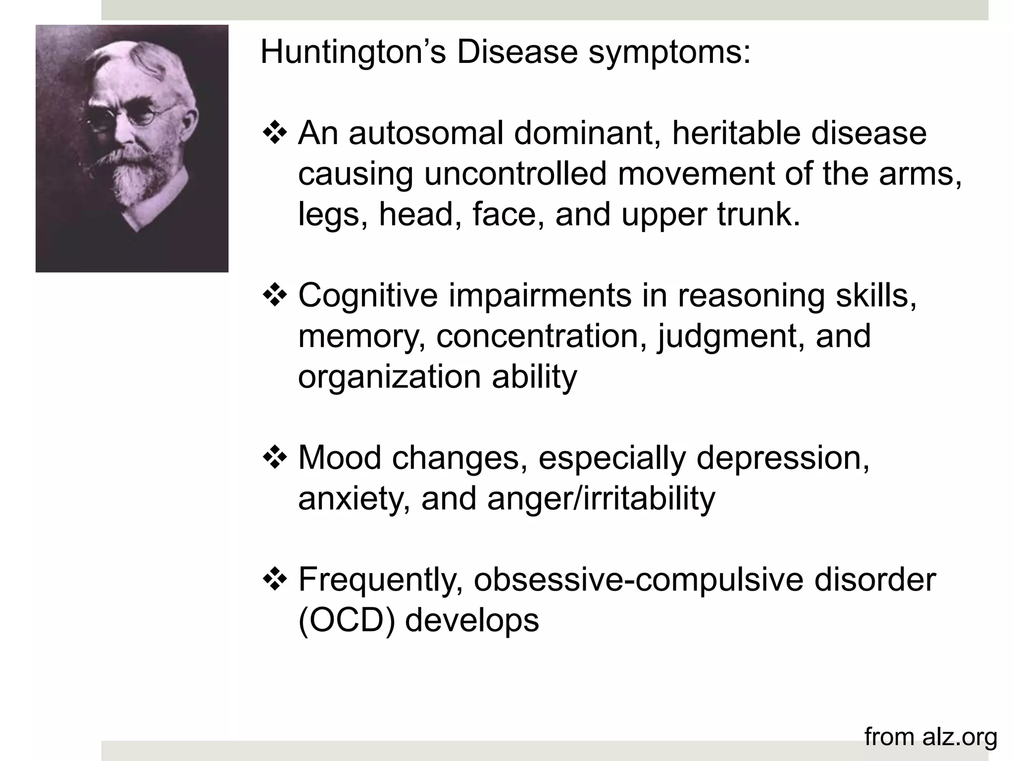 Huntington's Disease-.ppt
