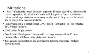 Huntington disease | PPTX