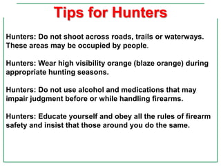 Hunting trail safety | PPTX
