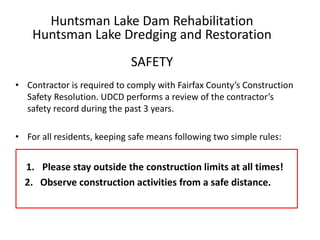 Huntsman Lake “Pardon Our Dust” | PPT