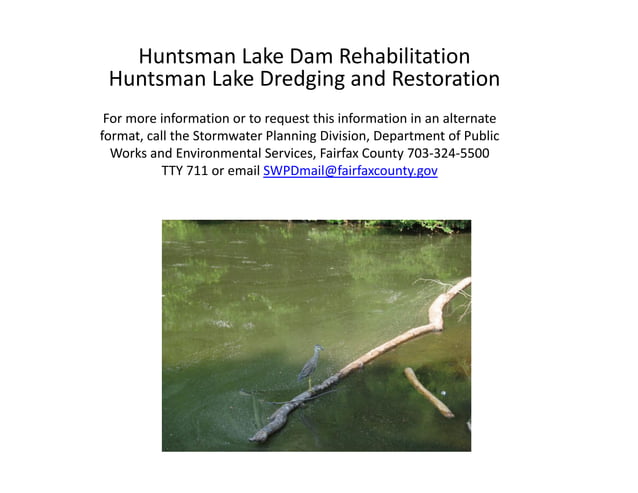 Huntsman Lake Dam Rehabilitation Project | PDF | Developmental Sites ...