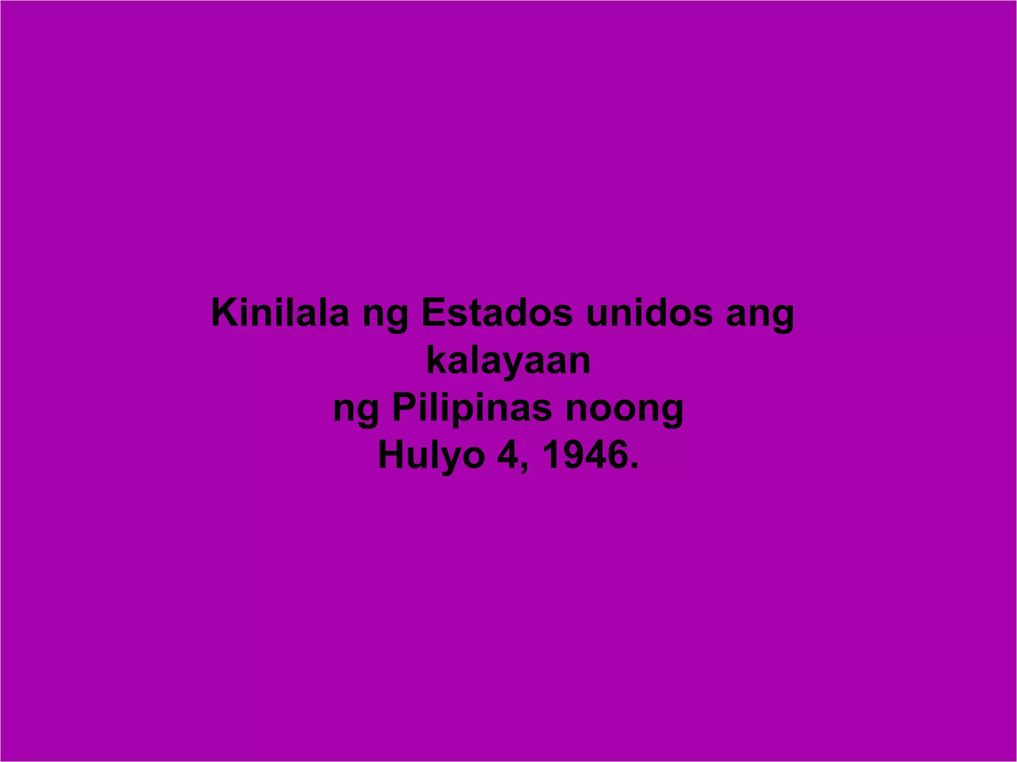 Hunyo 12.lecture on kalayaan | PPT
