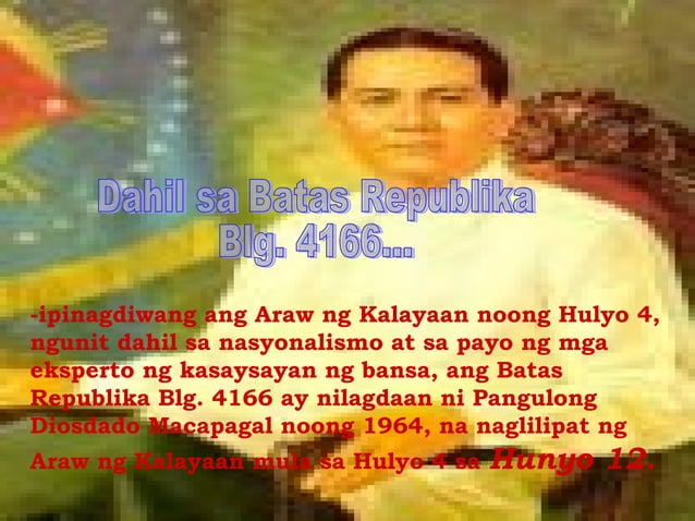 Hunyo 12.lecture on kalayaan | PPT