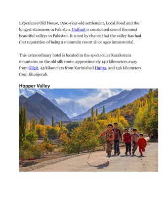 Hunza Valley. Hunza, Hunza Valley Pakistan | PDF