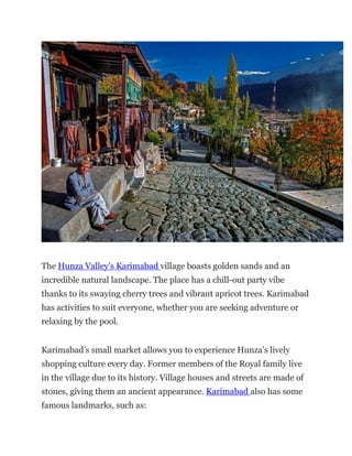 Hunza Valley. Hunza, Hunza Valley Pakistan | PDF