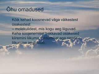 Õhu omadused | PPTX