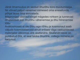 Õhu omadused 2 | PPTX