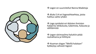 Huoman logon historiaa | PPT