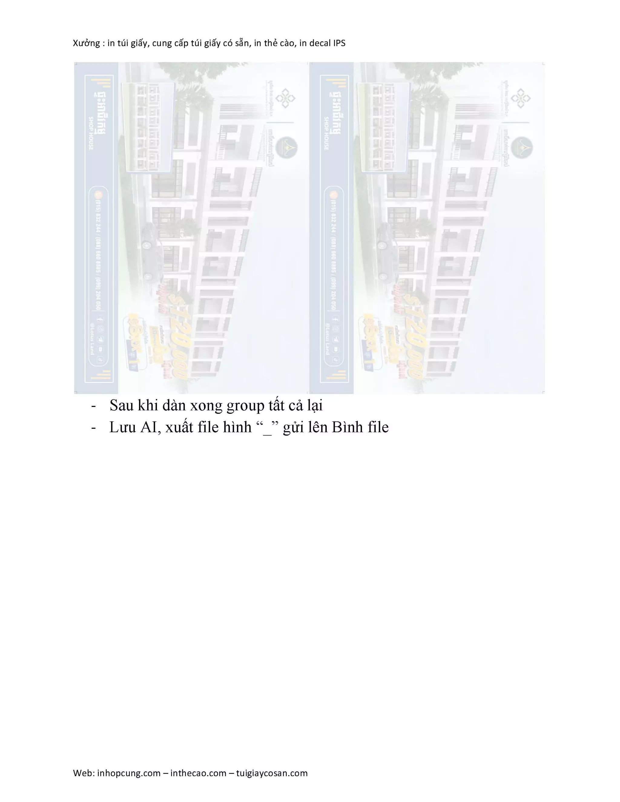 Hướng dẫn bình file offset 1 mặt | PDF