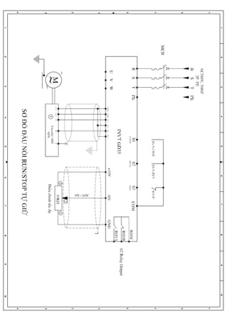 Hướng dẫn cài đặt đấu nối biến tần GD35 - chế độ Speed | DOCX