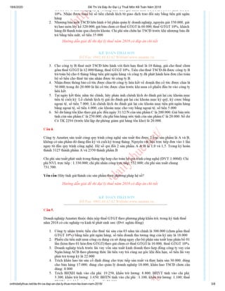 Hướng dẫn giải đề đại lý thuế 2018 - Môn Kế Toán | PDF