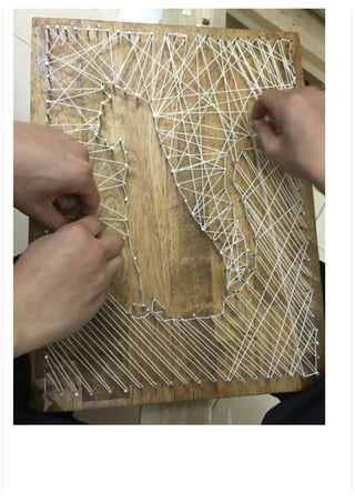 Hướng Dẫn Làm Tranh String Art | PDF