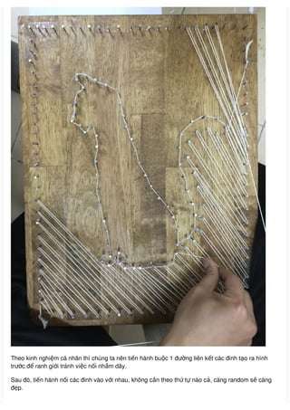 Hướng Dẫn Làm Tranh String Art | PDF