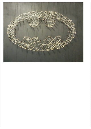 Hướng Dẫn Làm Tranh String Art | PDF