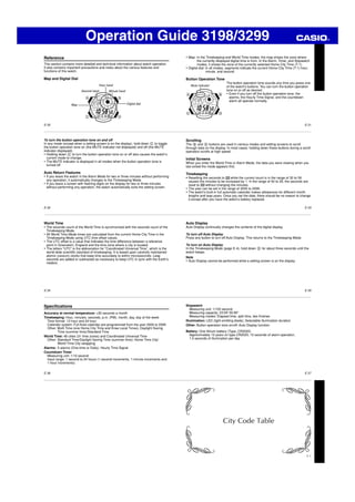 Hướng dẫn sử dụng đồng hồ Casio AE-1000WD | PDF