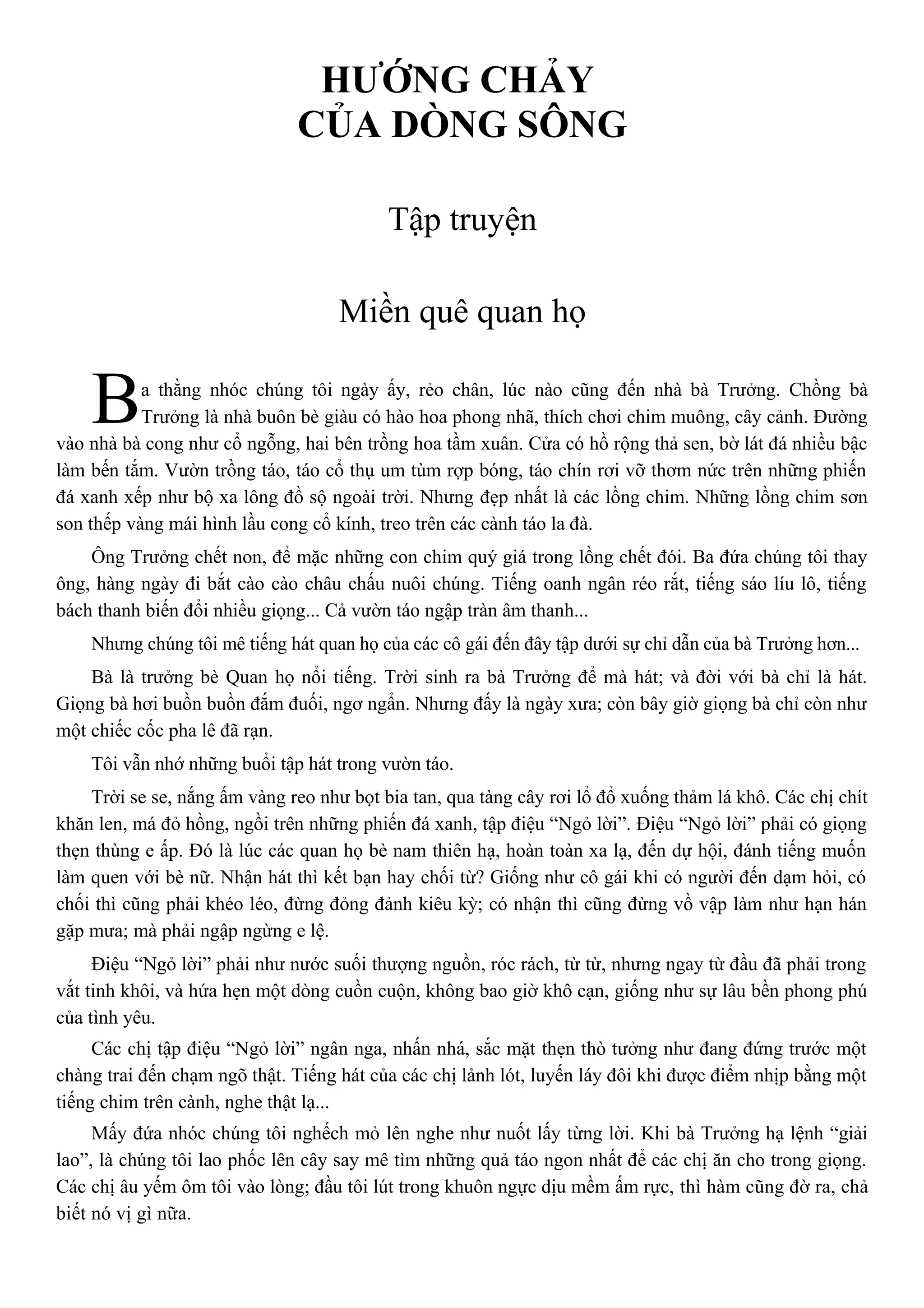 Huong chay cua dong song zzz | PDF