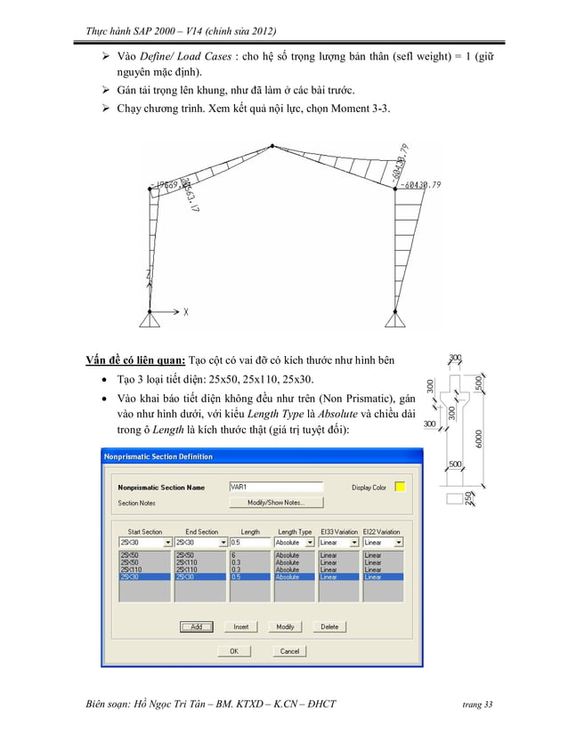 Huong dan cac bai tap mau sap2000 v14 | PDF