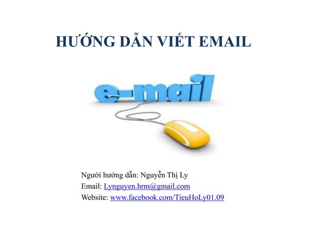 Huong dan cach viet email | PPTX