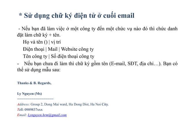 Huong dan cach viet email | PPTX