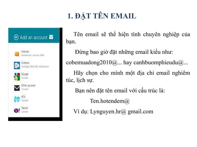 Huong dan cach viet email | PPTX