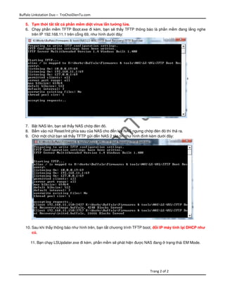 Hướng dẫn cập nhật HDD cho NAS LS-WXL | PDF