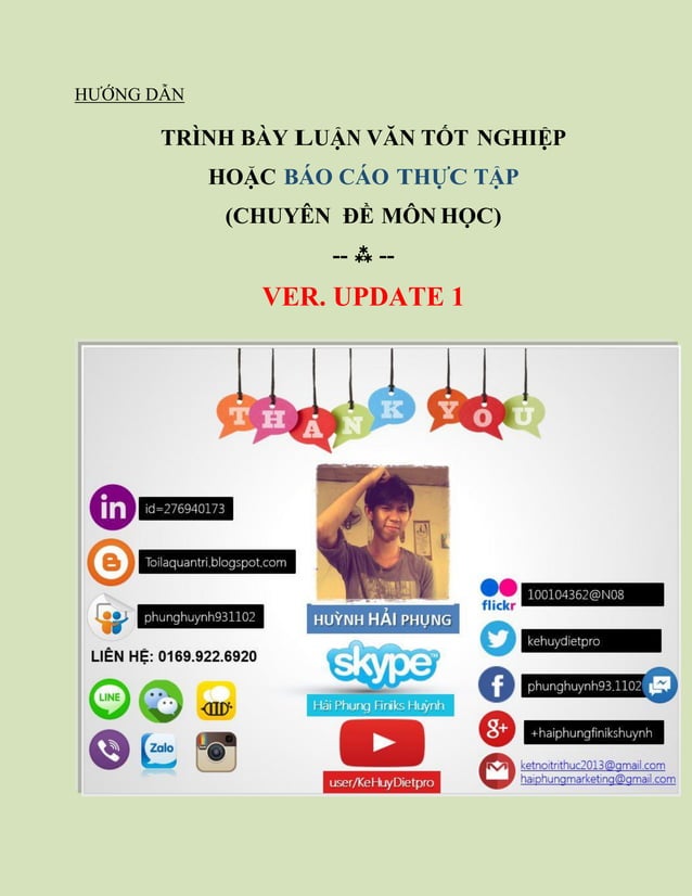 Hướng Dẫn Luận Văn Tốt Nghiệp - Chuyên Đề Môn Học IUH | PDF