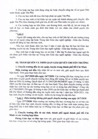 Huong dan chuyen truong 2020-PGD | PDF