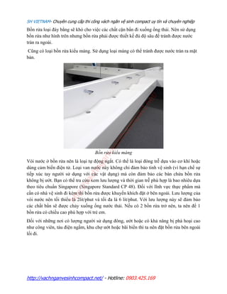 Huong dan de co toilet cong cong dep va de bao tri | PDF