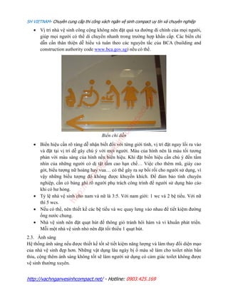 Huong dan de co toilet cong cong dep va de bao tri | PDF