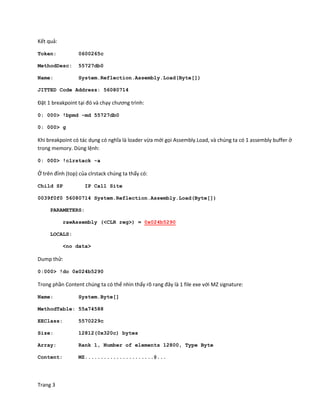 Hướng dẫn deobfuscate DotnetPatcher 3.1 - Bài dịch | PDF