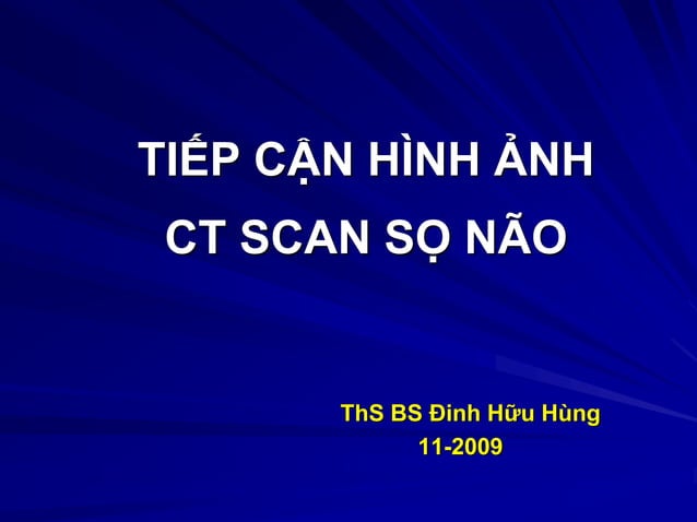 Huong dan doc ctscan so nao | PDF