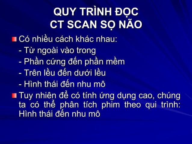 Huong dan doc ctscan so nao | PDF