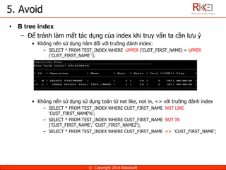 Huong dan dung index_oracle | PPT