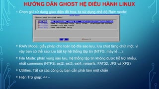 Huong dan ghost hdh linux qua g4 l | PPTX