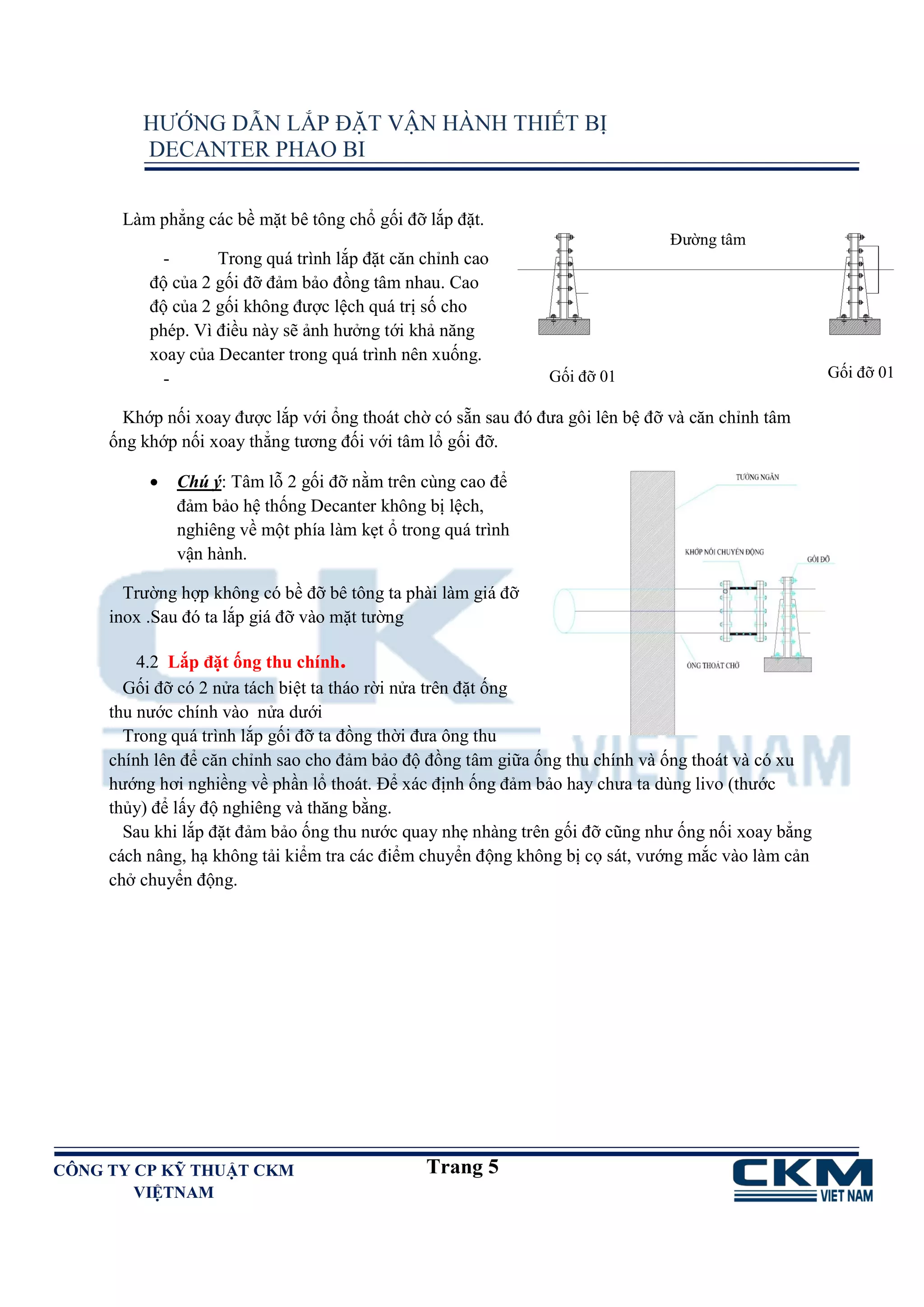 Huong dan lap dat decanter phao bi | PDF