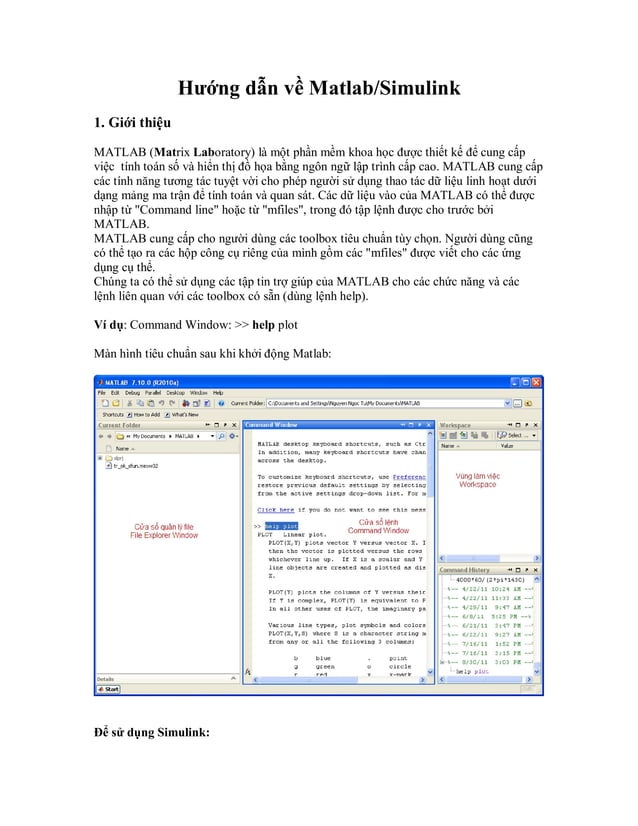 Huong danmatlab simulink | PDF
